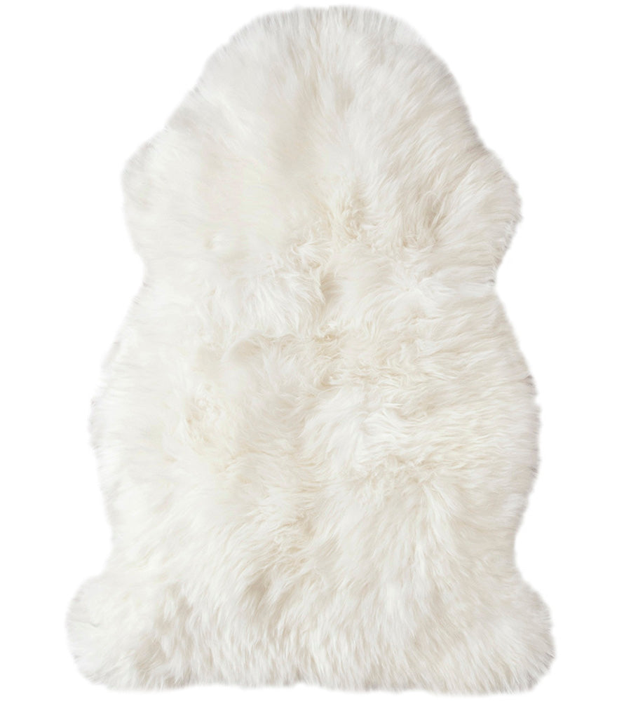 Ivory Sheepskin Rug | Large 3.5ft Natural Shearling Hide ...